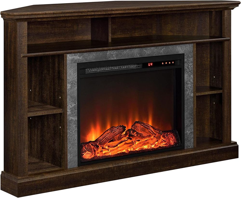 Corner Electric Fireplace to Keep You Cozy