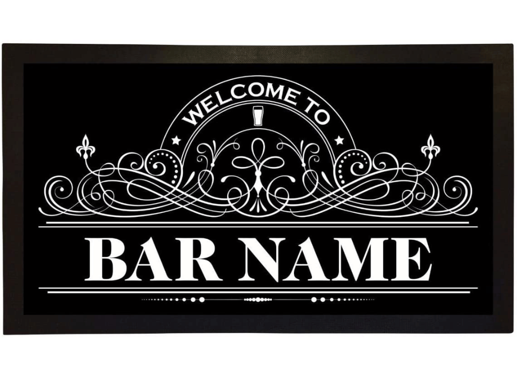 Step up Your Home Bar with These Top 5 Custom Bar Mats