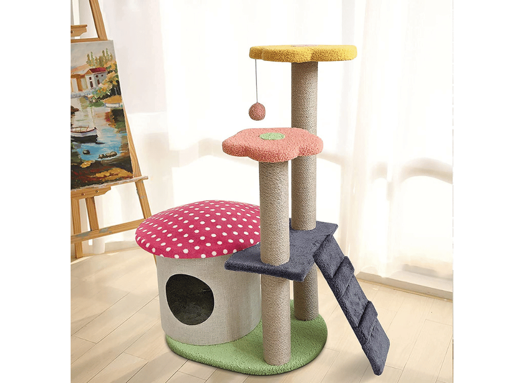 A Purrfect Home for Your Furry Feline: The Mushroom Cat Tree
