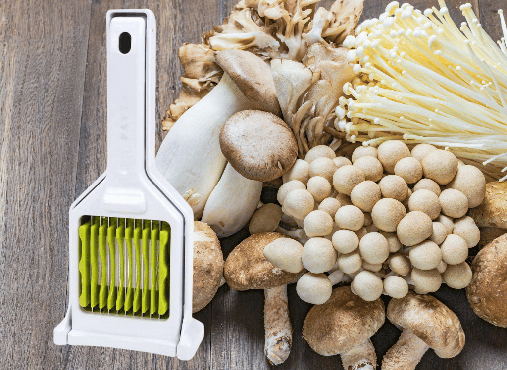 Slicing Mushrooms Quickly and Easily with a Mushroom Slicer