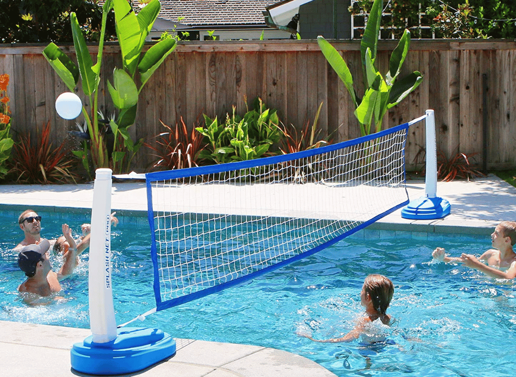 Set up a Pool Volleyball Net for Your Next Pool Party