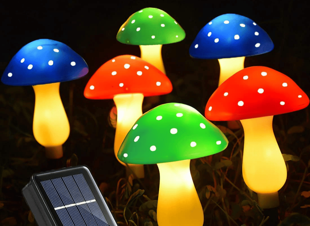 Light Up Your Garden with Solar Mushroom Lights