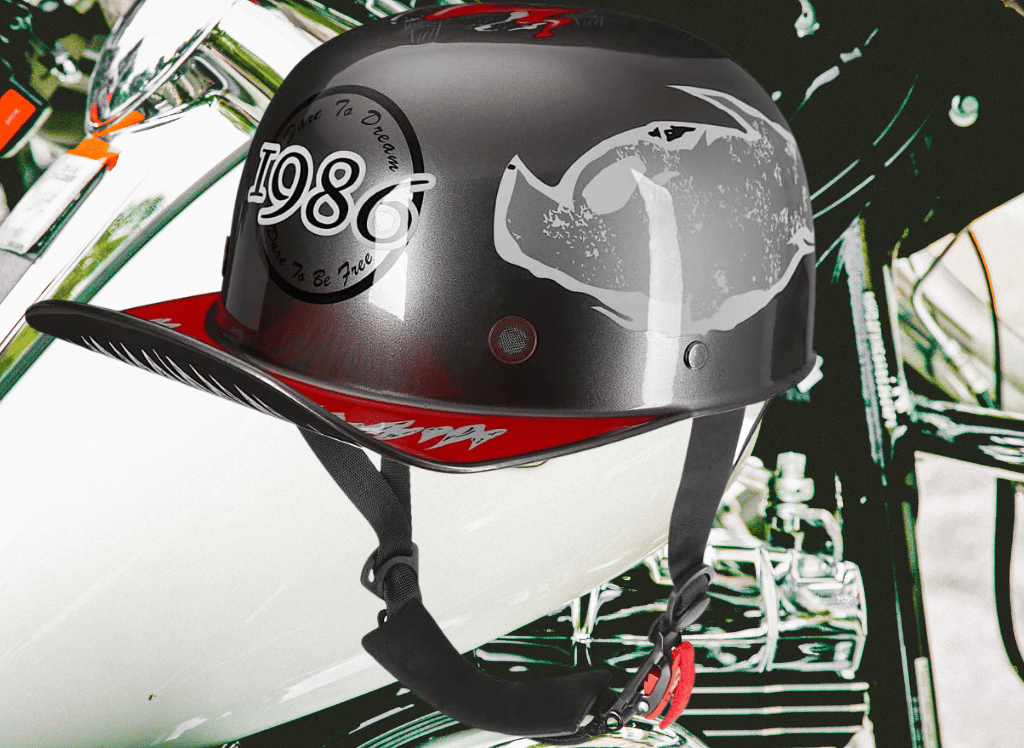 Rock a Motorcycle Helmet Baseball Cap on Your Next Ride