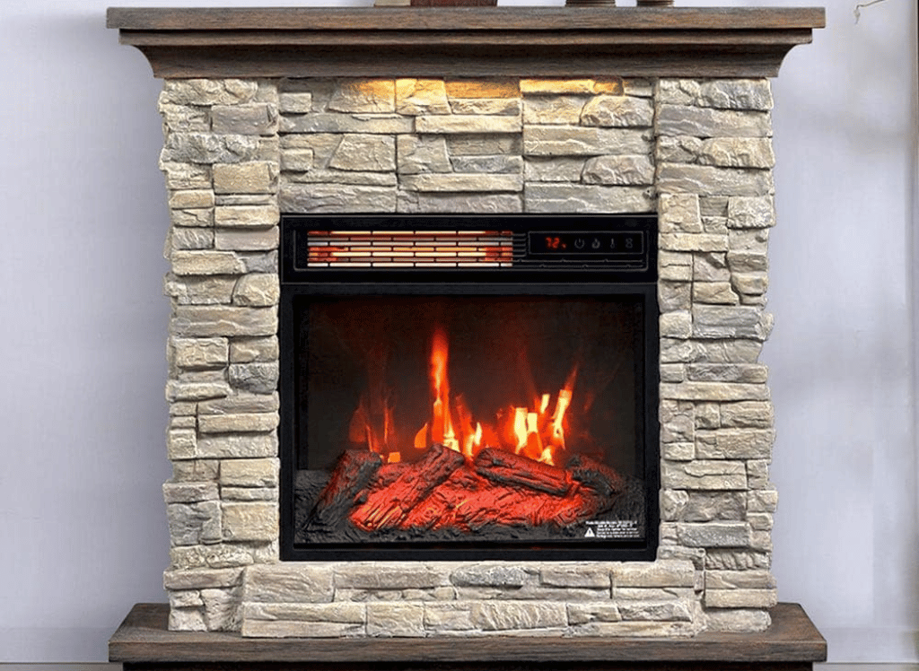 Warm Up Your Winter with a Stone Electric Fireplace