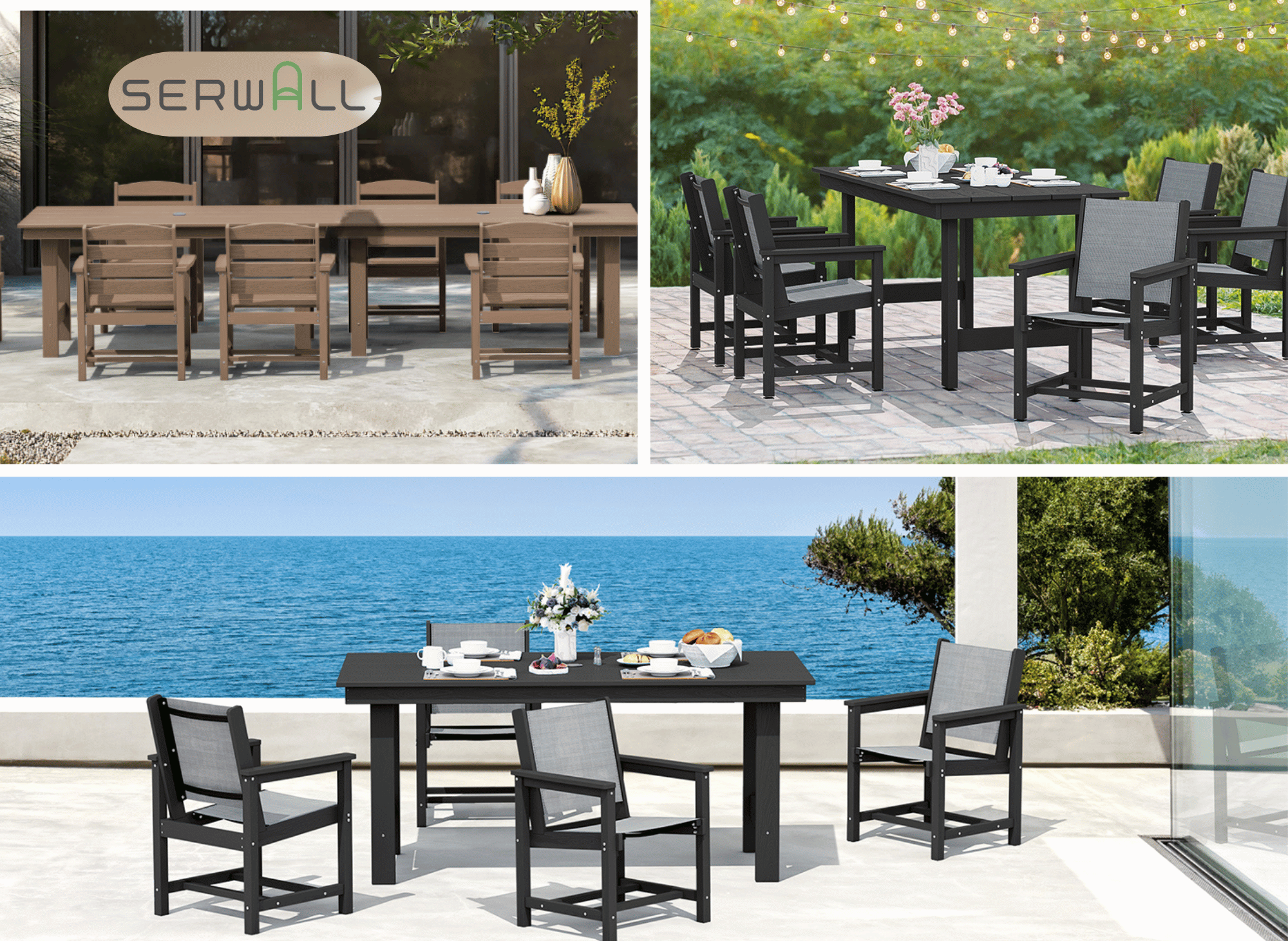 Transform Your Space With SERWALL Outdoor Dining Table Sets