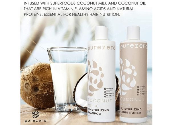 Coconut Shampoo and Conditioner for Healthy and Shiny Hair