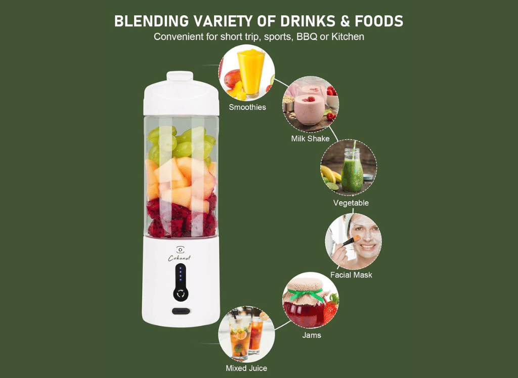 Blend Anywhere With a Portable Blender