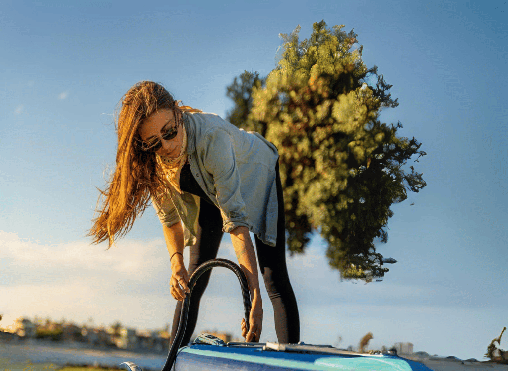 Riding the Wave With An Inflatable Stand-Up Paddle Board